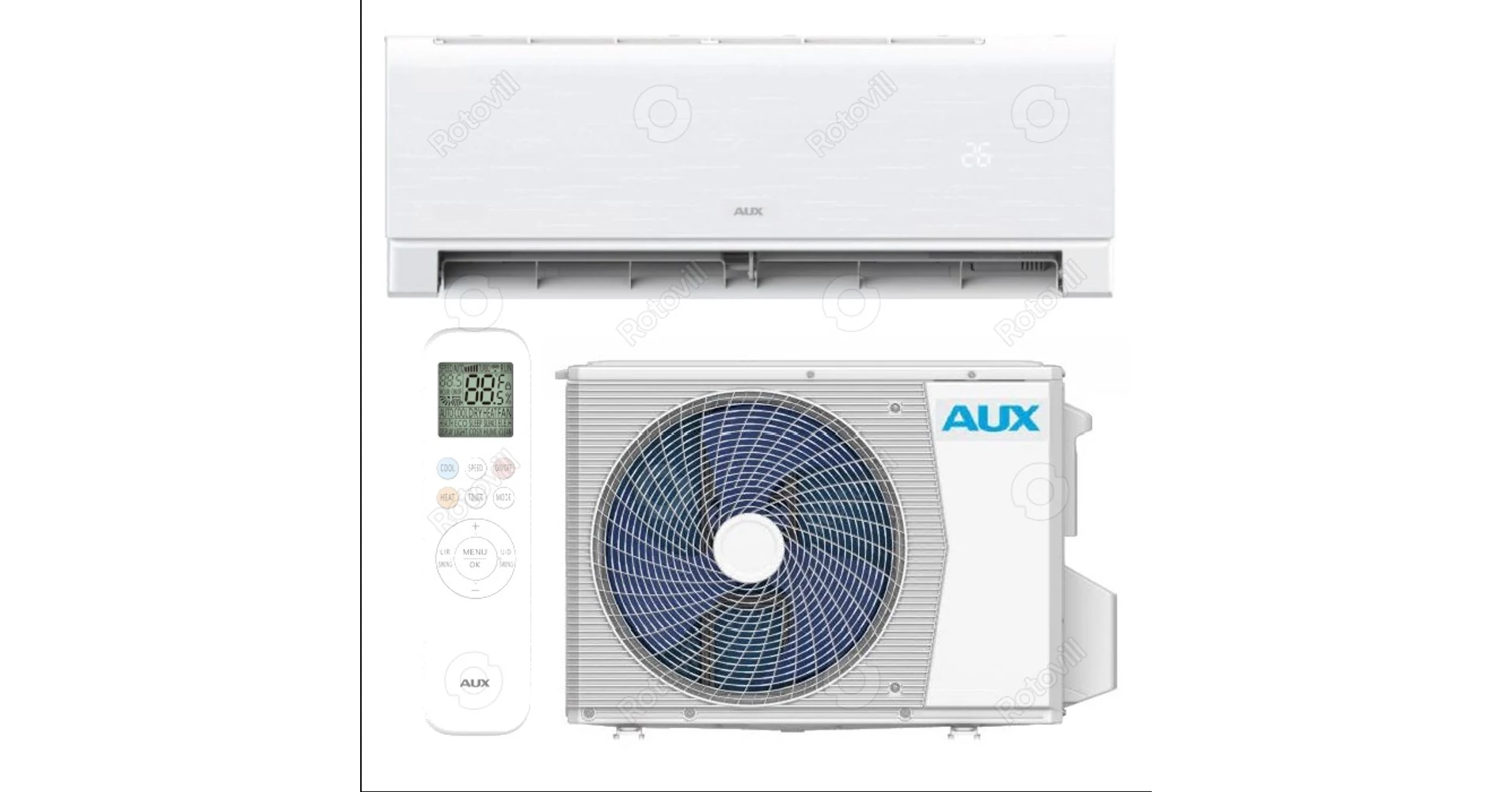 AUX DELTA 3 KSZKLM5131 oldalfali klíma szett 3,5 kW - AUX - Gerecse Klima - Webáruház